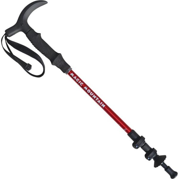 ポール素材：ジュラルミン_6061/6061/7001サイズ：伸縮長_120-61_ｃｍ、ポール径_16-14-12_ｍｍ重さ：_295_ｇ（ラバープロテクター付き）【カラー】(red)