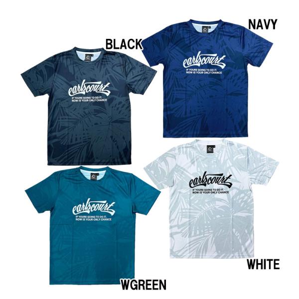 Earls court　プラクティスシャツ BOTANICALS夏らしいボタニカル柄を全面に落とし込んだトレーニングトップ吸汗速乾機能搭載暑い時期のトレーニングにオススメ！スタンダードシルエット。ボタニカル柄のショーツと合わせるとさらに夏ら...