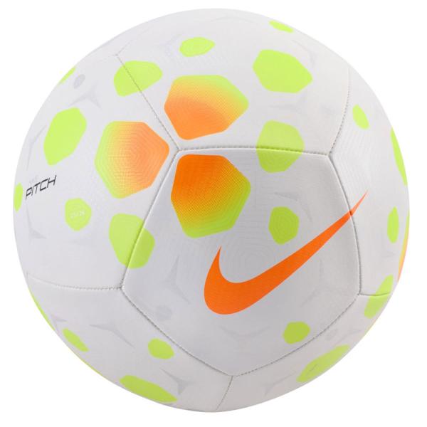 NIKE ナイキ ピッチナイキ ピッチ ボールは、初心者のトレーニングセッションやフットワークの強化に最適。 12パネルデザインと耐久性に優れたケーシングにより、どれだけ練習に使っても安定した形状と耐久性が持続します。■サイズ：3〜5■カラ...