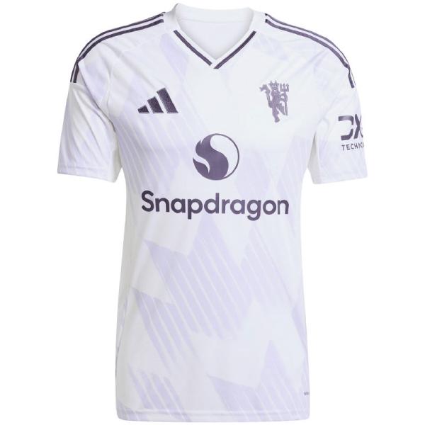 adidas マンチェスター・ユナイテッド 25/26 アウェイユニフォームマンチェスター・ユナイテッドのクールなアウェイユニフォームが、新鮮なルックスに。90年代初期の雪の結晶模様のジャージーの影響がひと目でわかる、新しいユニフォーム。モ...