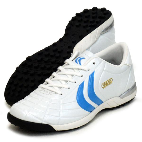 YASUDA Ligaresta TF Jr. (リガレスタジュニア) 3種類のリガレスタジュニアシューズの、ターフシューズ。初めてのサッカーシューズにおすすめ。大人向けモデルで実績のあるロングセラーシューズを踏襲し、ジュニアの足元を支えま...