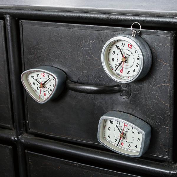 ヤマトネコポスで290円で送付。MAGNETIC CLOCK RECTANGLEマグネティック クロック レクタングル品番:H20-0244RCタイプ:RECTANGLEサイズ :H.51mm W.71mm D.22mm材質 :スチール、ガ...