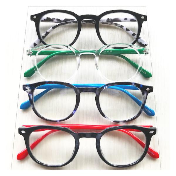 YGF148ヴィヴィッドな配色が印象的なボストンタイプREADING GLASSESリーディンググラス原産国 中国材質 ポリカーボネート、アクリル樹脂YGF148BDB　BLUE DEMI/BLUEYGF148BMO　BLACK MONOY...