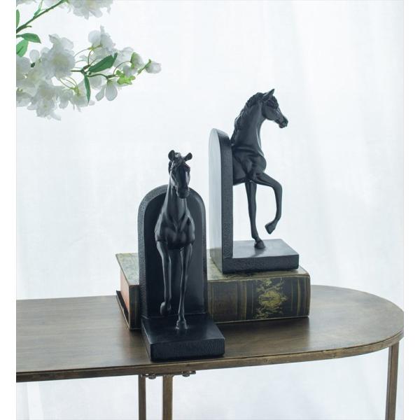 クラシック ブックエンド 3色展開 馬 ホース 【サイズ(cm)】12.7X9.5X27H【材質】51% Carbonate45% Polyesternarecalcium3% Paints1% Hardener/Accelerant【商品...