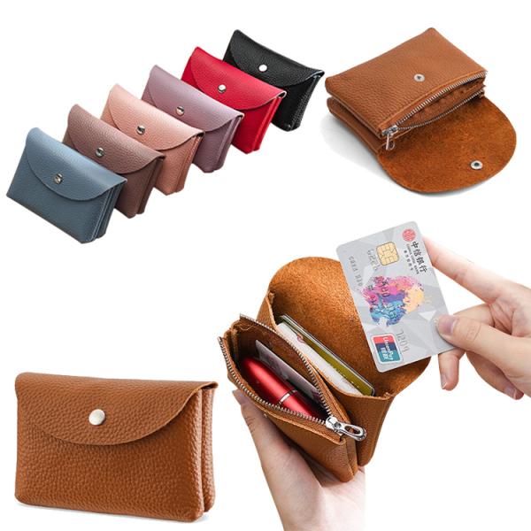 財布 レディース 小銭入れブランド名：VIVISHOW標登録番号：第５９１０５４０号■素材：レザー■カラー：レッド ブラウン パープル ダークピンク ライトピンク ブルー ブラック■サイズ：横幅12cm×マチ幅4cm×縦幅8cm■重さ：約0...