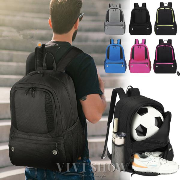 サッカー バスケ リュック バック 大容量 ボール 収納 ボールネット スパイク収納 スポーツリュック 子供 キッズ ジュニア 高学年     ポイント利用ブランド名：VIVISHOW商標登録番号：第５９１０５４０号■素材：ポリエステルなど...