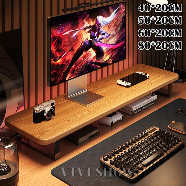 モニタースタンド 机上ラック モニター台 机上台  液晶モニター台 PCスタンド ディスプレイ台 pms     ポイント利用ブランド名：VIVISHOW商標登録番号：第５９１０５４０号■素材：木製■カラー：NO1，NO2，NO3■原産地：中国