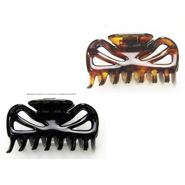 材質：アセテート色：ブラック・べっ甲サイズ：写真の方向で：タテXヨコ：約3.5X6ｃｍ※ メール便不可×