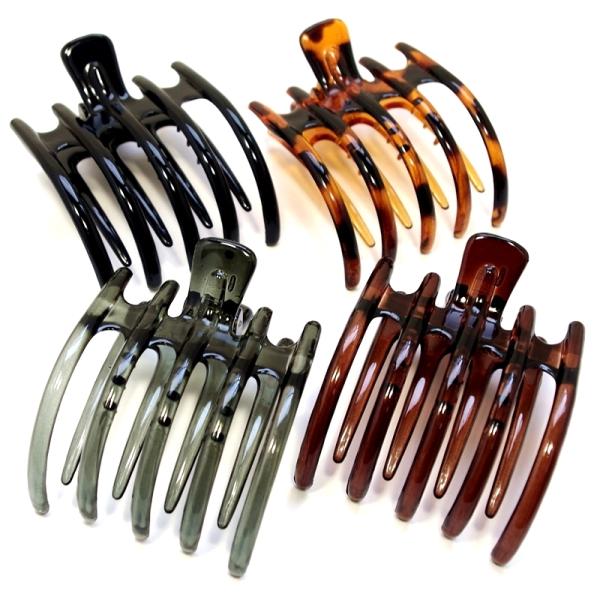 100円ショップの商品と違ってしっかりした台湾製です。ロングセラー【色】ブラック、べっ甲(柄は個体差があります)、クリアグレー、クリアブラウン（ラメ系、ブルー系、ピンク系は売り切れました）【サイズ】　約 8 x 6.5 x 4cm※ メール...