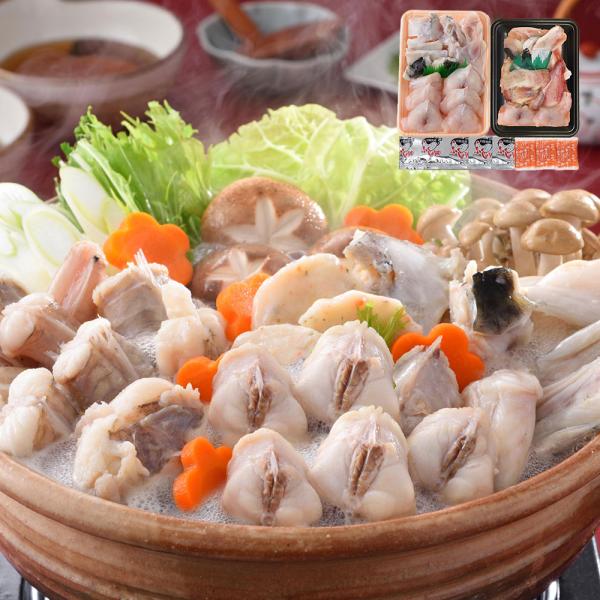 下関を代表する魚であるふくと、下関漁港に揚がったあんこうを豪快にちり鍋にしました。