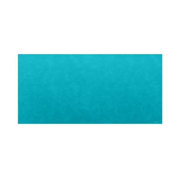 【商品名】 高級PVCレザー デスクマット 【10：ターコイズブルー】 620×300mm カット可 日本製 〔DIY素材 背景 クラフト用品〕 【ジャンル・特徴】 デスク用マット デスク用シート 机マット 机シート 事務用品 文具 文房具...