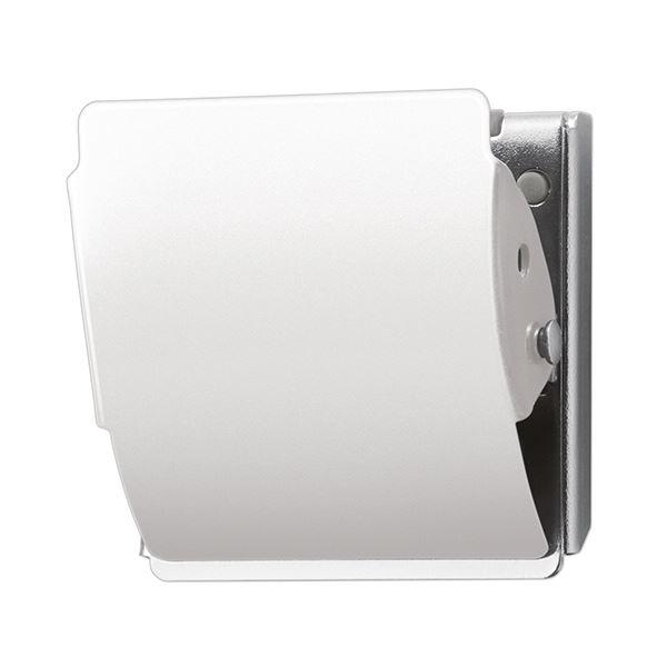 【商品名】 (まとめ) プラス マグネットクリップ ホールド Lホワイト CP-047MCR 1個  【×30セット】 【ジャンル・特徴】 ゴム素材がスチール面にフィット。軽い力で開き、分厚い書類も、しっかりキープ! [ CP-047MCR...