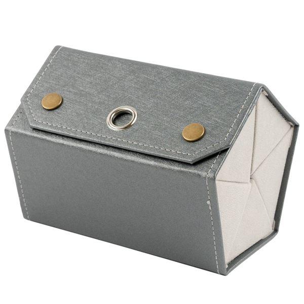 【商品名】 5本収納壁掛け ホック式 メガネケース シルバー HY-8130-31  [ HY-8130-31 ]