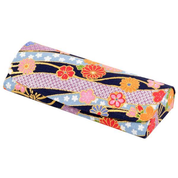 【商品名】 日本製 マグネット式 和柄 メガネケース コン OP-340-6  [ OP-340-6 ]