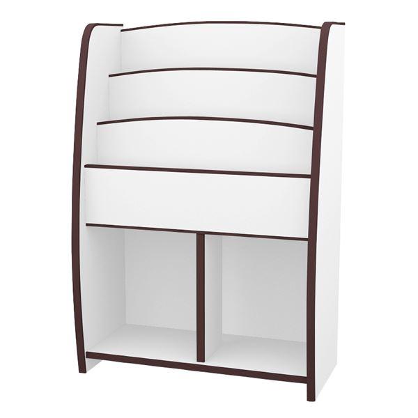 【商品名】 子供用 マガジンラック/雑誌収納 【幅62.7cm ブラウン】 日本製 高耐久 知育家具 EVAキッズシリーズ 【完成品】 【ジャンル・特徴】 知育家具 EVAキッズシリーズ マガジンラック 雑誌収納 マガジンボックス マガジン...