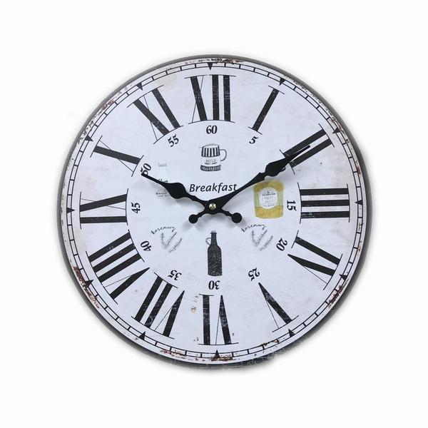 【商品名】 モチーフクロック 33cm カフェタイム2  [ EF-CL09M ]