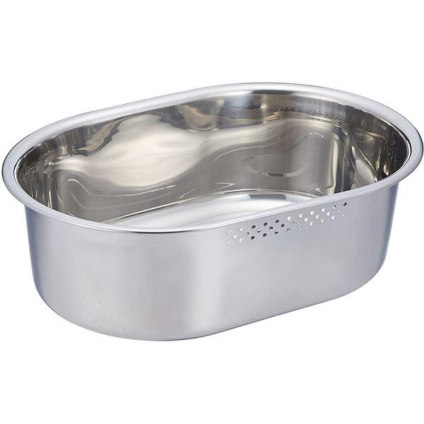 【商品名】 和平フレイズ SUIグート 小判型洗い桶 ゴム足付 小 幅34.2×奥行22.8×高さ11.6cm SUI-6050 【ジャンル・特徴】 「suigut」キッチンシリーズ 洗い桶