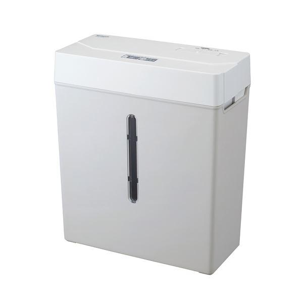 【商品名】 パーソナルシュレッダ A4 マイクロカット 静音 NSE-SM01GY 【ジャンル・特徴】 スリムデザインでコンパクトなパーソナルシュレッダ。 [ NSE-SM01GY ]