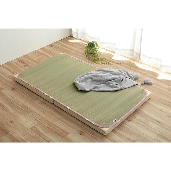 【商品名】 い草 シーツ 子供用 ベビー用 約70×120cm ピンク 星柄 日本製 国産 お昼寝 【ジャンル・特徴】 さっと敷くだけ！吸湿性に優れた 赤ちゃん用 イ草シーツ