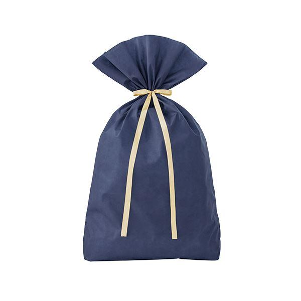 【商品名】 （まとめ） ササガワ 巾着袋超BIG W ネイビー 1000×1500mm 50-3750 1枚 【×3セット】