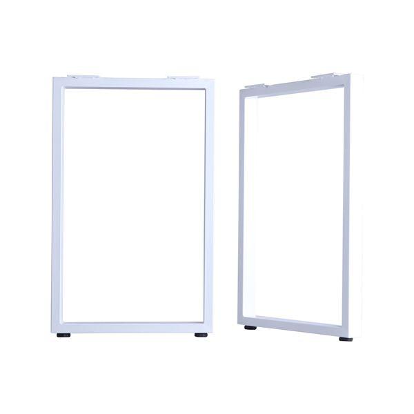 【商品名】 【脚のみ】 デスク用 テーブル枠脚2本セット ホワイト 【ジャンル・特徴】 DIYでオリジナルテーブルを! [ TBK-D43 WH ]