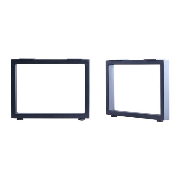 【商品名】 【脚のみ】 ローテーブル用 テーブル枠脚2本セット 約幅43cm ブラック 【ジャンル・特徴】 DIYでオリジナルテーブルを! [ TBK-L43 BK ]