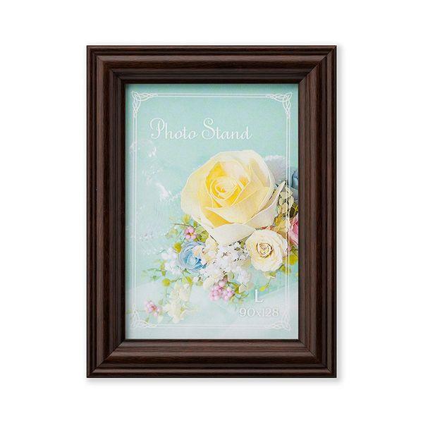 【商品名】BKフォトフレームL判(90×128mm) ブラウン 【カテゴリ】AV・デジモノ > カメラ・デジタルカメラ > フォトフレーム 【特徴】BKフォトフレームL判(90×128mm) ブラウン