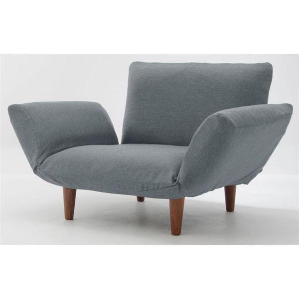 【商品名】 1人掛けカウチソファ専用カバー(単品) グレー 【ジャンル・特徴】 脱着が簡単な1人掛けカウチソファ専用洗えるカバー [ D281-606GRY ]