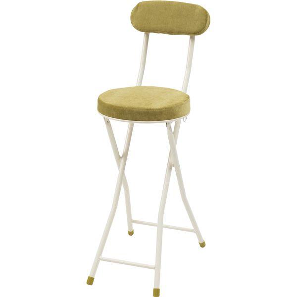 【商品名】 ハイチェア グリーン （約W30×D48.5×H87×SH60cm） 完成品  [ PC-35GR ]