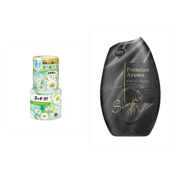 【商品名】【セット品】部屋用 置き型消臭芳香剤 2種 各400mL カモミール&amp;ムスク 2点セット お取り寄せ 【カテゴリ】otoriyose 【特徴】【セット品】部屋用 置き型消臭芳香剤 2種 各400mL カモミール&amp;ム...