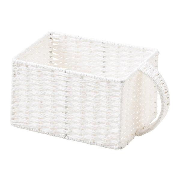 かご 即納可カゴ バスケット 収納 パントリー 整理整頓 片付け ハンドル 棚size：w20(24) d15 h12.5cm素材：ペーパー原産国：中国○本商品は全て手作業で仕上げております。○商品によって色合いが若干違う事があります。○商...