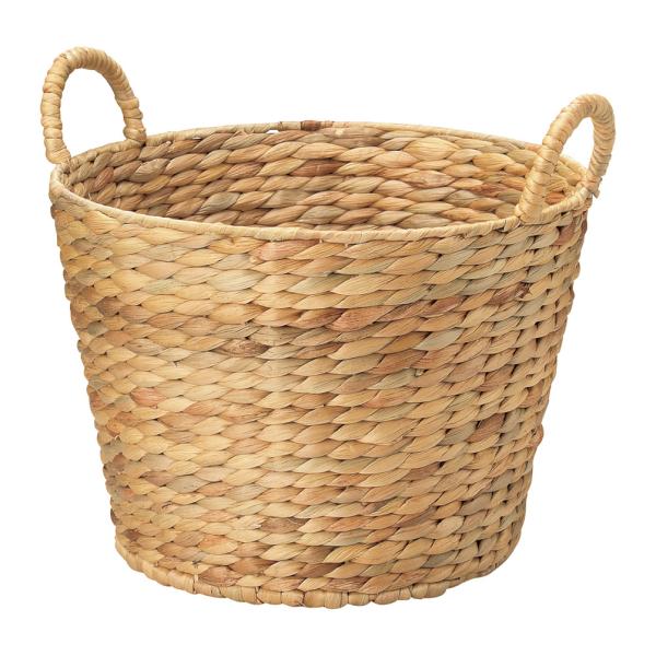 かごに入れて置くだけで、お部屋のインテリアの一部になるおナチュラルテイストのバスケットです。size：φ32 h23(29)cm素材：ウォーターヒヤシンス原産国：ベトナム○商品によって色合いが若干違う事があります。○商品には個体差がございま...