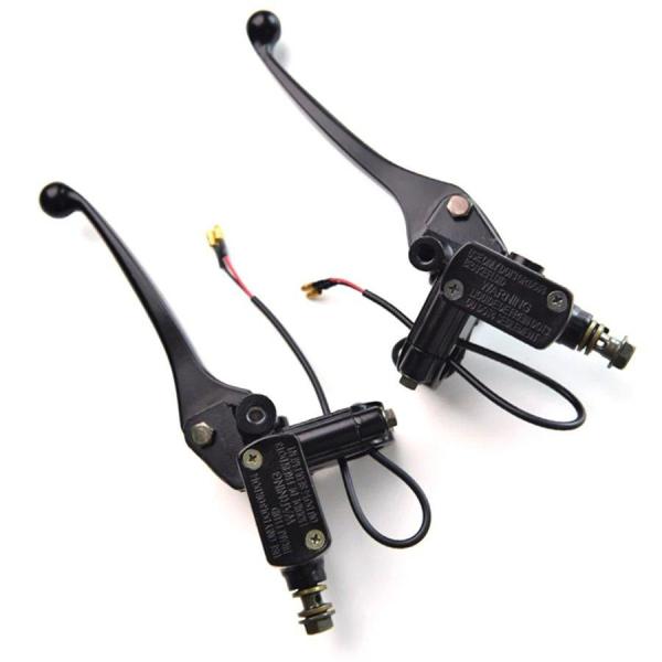 ホンダ オートバイ 油圧ブレーキレバー マスターシリンダー 22mm trx125 200 250 350 400 右側 フロントブレーキ hj125機能:レバーはアルミニウム製で、陽極酸化されて黒になっています。取付が簡単で耐久性がありま...