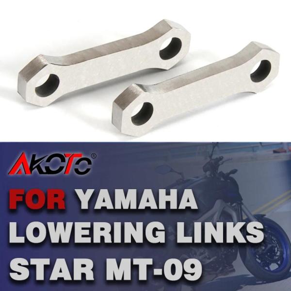 ヤマハ オートバイ リアサスペンション 下降リンクキット 低下 MT-09 FZ-09 XSR900 MT09 トレーサー 2014-2020 アクセサリー製品情報Condition: 100% 新品材料:ステンレス鋼色: siliver適...