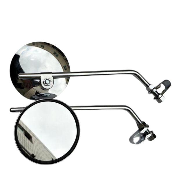 汎用 バイク スズキ ホンダ バックミラー 8mm 10mm クローム ミラー スクーター レトロFetures:1.material:クローム2.取付が簡単適合車種: 汎用10ミリメートルと8ミリメートルネジパッケージ付属:1ペアrear...