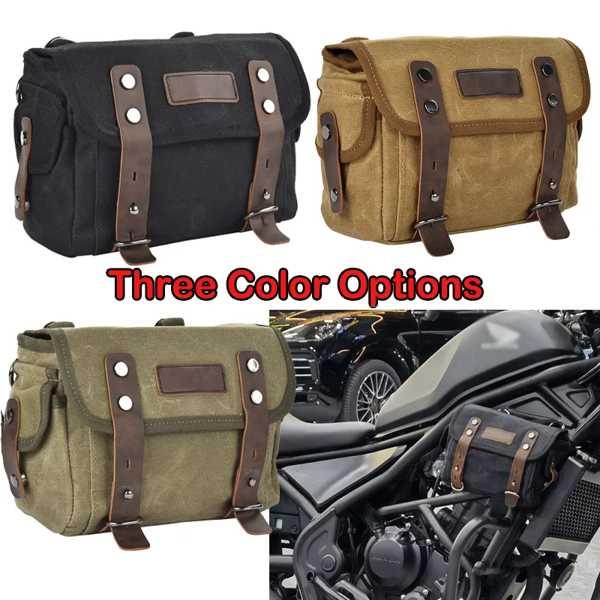 Motorcycle SaddleBag Universal Side Bag With Removable Waterproof Inner Bag Travel Motorbike Luggagebe carefulThe size o...