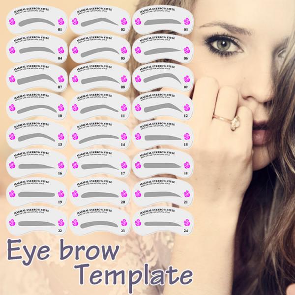 シートをあてて書くだけで簡単に美しい眉にメイクアップ全24種類のシートでトレンドやシーンに合わせて使い分け使用方法1.シートを指で押さえながら形に沿ってラインを引く2.シートを裏返し、反対側も同様にラインを引きます3.書いたラインに合わせ整...