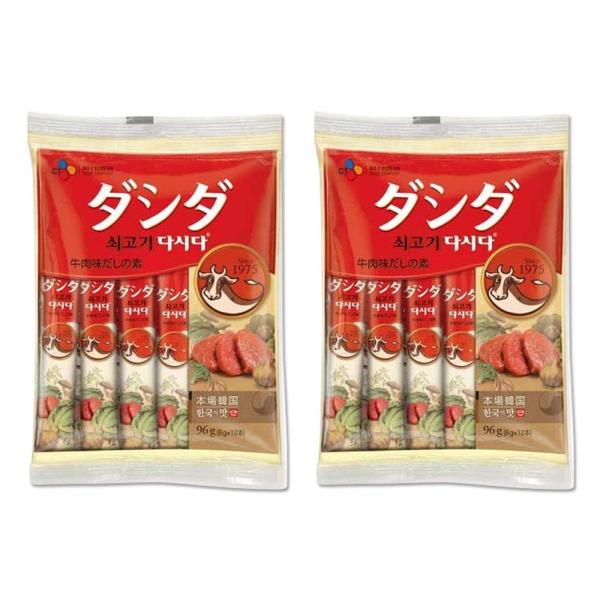 「商品情報」説明韓国料理には欠かせない、おいしさの決め手となる「牛肉ダシダ」。じっくり煮込んだ牛骨エキスに、玉ねぎ、ニンニクなどの野菜と薬味を配合した粉末調味料です。「主な仕様」■ダシダ　牛肉だしの素韓国の家庭の約８割が使用している調味料。...