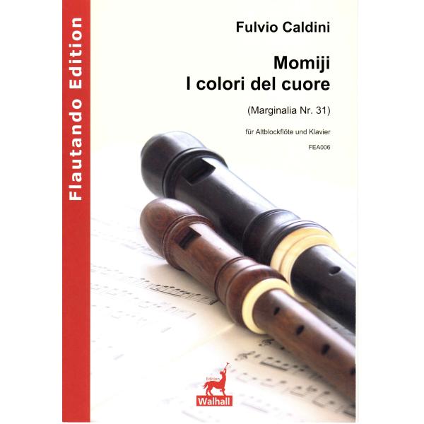 現代イタリアの作曲家フルヴィオ・カルディーニ（1959〜）の「Momiji」という6曲の連作。各曲毎に、1:“l colori del cuore” (心の色) 2:“Omoide”(思い出) 3:“Ricordi come foglie ...