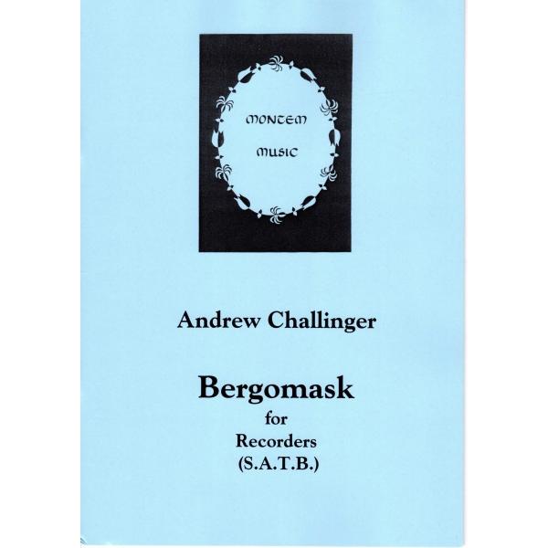 イギリスの作曲家A.Challinger(チャリンジャー）によるリコーダー四重奏曲の新譜です。本曲は、16〜17世紀頃の北イタリア、ベルガモ地方の舞曲（Bergamasca)に基づいています。編成はS/A/T/Bの4声部です。アンサンブルと...