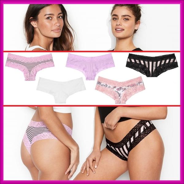 【発売日：2022年03月27日】☆Victoria’s Secret☆◇Stretch Cotton◇☆Lace-Waist Cheeky Panty☆ヴィクトリアズシークレットは、ランジェリー・ボディーケア商品をメインにコスメなどレディ...