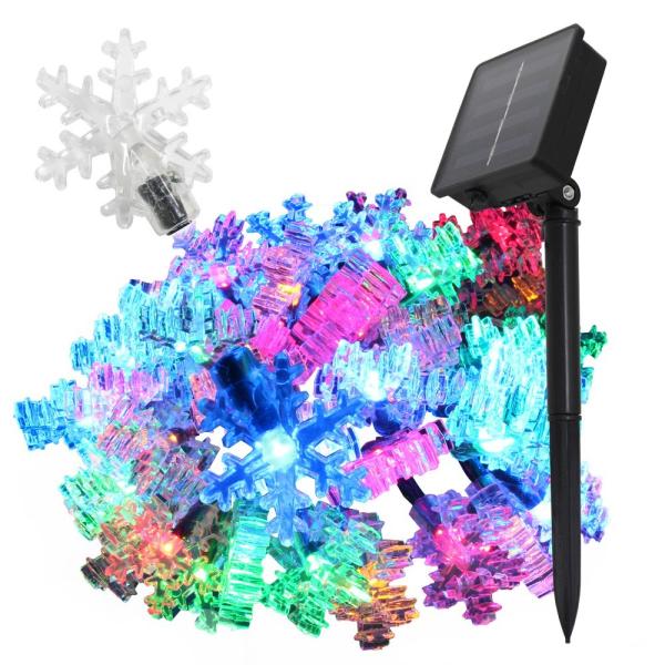 ソーラーパネルで充電するので、電源不要で電気代0円！経済的でエコなイルミネーションです。暗くなると自動で点灯、明るくなると自動で消灯する明るさセンサー付きなのでとても便利！使用しない場合は電源をOFFにしておけば暗くなっても光りません。電源...