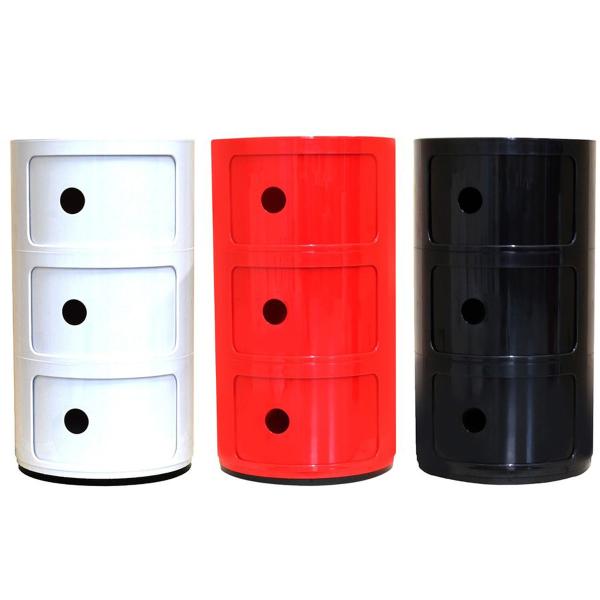 シンプルを極めたすっきりした円柱のデザイン！キッチンやリビング、バスルームにも合う、用途多彩収納ボックスです！角のない丸いデザインなので、小さなお子様がいるご家庭でも安心！水に濡れても問題なし！石鹸やブラシ、シャンプーなどお風呂周り用品を収...