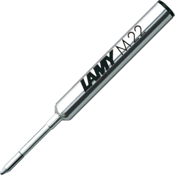 LAMY ラミーの独特のデザインや機能を持つ油性ボールペンに対応した 交換用リフィル インク です。標準ではM（中字）が付属していますので、線幅サイズを変えたい場合などにもご利用いただけます。以下の2種類のボールペンに対応しています。　・ラ...