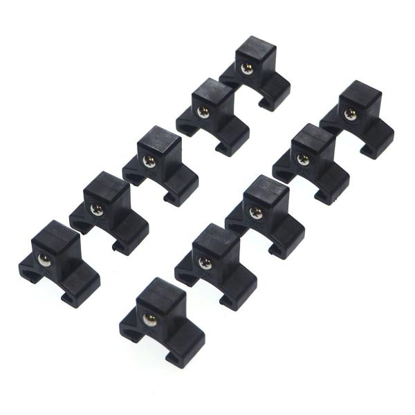 ロックボール式を採用したアルミツールホルダーレール用ソケットスタッド(ソケットクリップ)です。 ロックボールが無いタイプのソケットスタッドと比較すると、ソケット脱着による磨耗が少なく、常に一定の着脱感で抜き差しが出来ます。  サイズ：1/2...