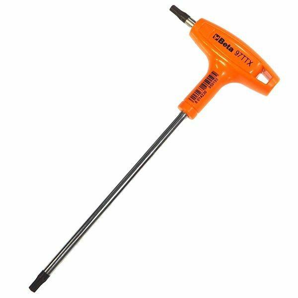 Beta（ベータ）社を代表するツールの一つでもある、ひと際目立つオレンジグリップ＆握り易いT型ハンドルを採用したヘキサゴンレンチです。バイク、レーシングカート、自転車等のレースシーンで、サポートメカニックが使用している工具でもあります。ハン...