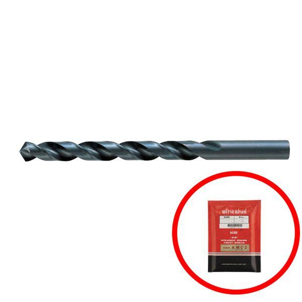 三菱マテリアル（株）刃径：８.２mm溝長：８４.０mm全長：１１７mmシャンク径：８.２mm先端角：１１８°材質：コバルト高速度鋼(ＫＭＣ２)入数：１袋（５本入）三菱マテリアルのステンレス用「ストレートドリル」軟鋼・一般鋼・ステンレス鋼・軽...