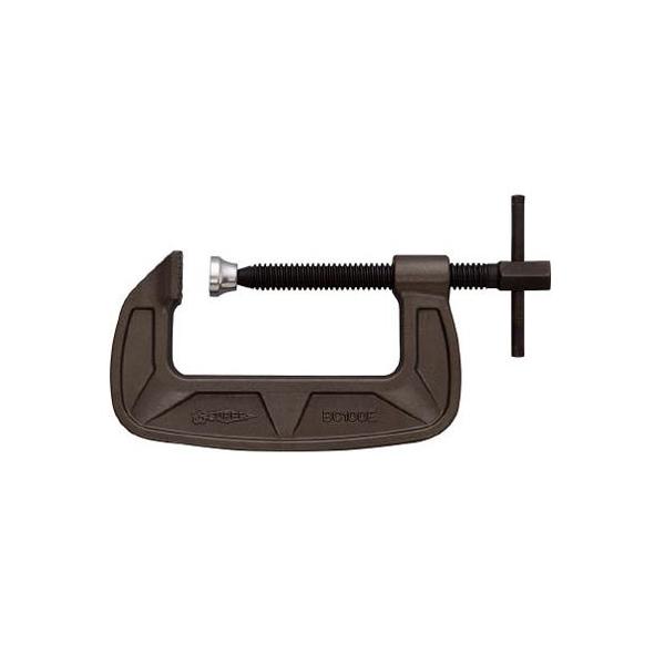 （株）スーパーツール最大クランプ範囲：２５mm最大口開き：２６mmアゴの深さ：２６mmおねじ六角対辺：１２mm重量：０.２Kg材質：特殊鋼仕様：メタリックグレー焼付塗装バーコ型のシャコ万力 ＊写真は代表画像