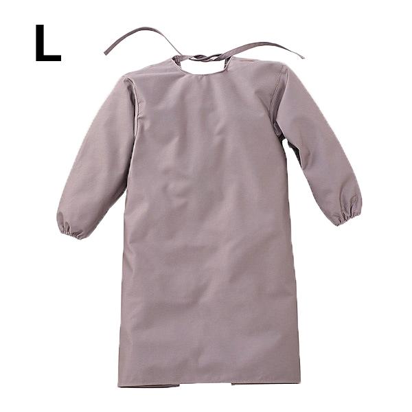 大中産業（株）型式：ＦＧＡＰ−５０４サイズ：Ｌ色：グレー寸法(cm)：着丈１１０　肩巾５６　袖丈５７溶接や火花の発生する作業に最適な袖付エプロン ＊写真は代表画像