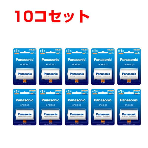 お得な10個セット■商品特徴　・電池容量アップ※1でさらに長もち。容量min.6000mAｈ※2　・短絡防止機能付き。万が一ショートしても発熱抑制　・自然放電が少ないので、充電しておけば10年後約70％※3の容量維持　※1 従来品BK-1M...